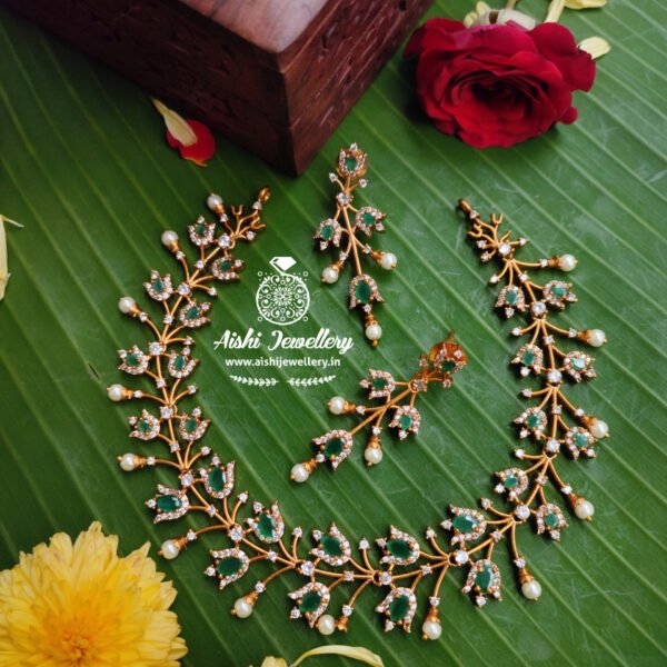 Lakshmi Pipe Neck Set-N366 - Aishi Jewellery - Buy Fashion & Imitation ...