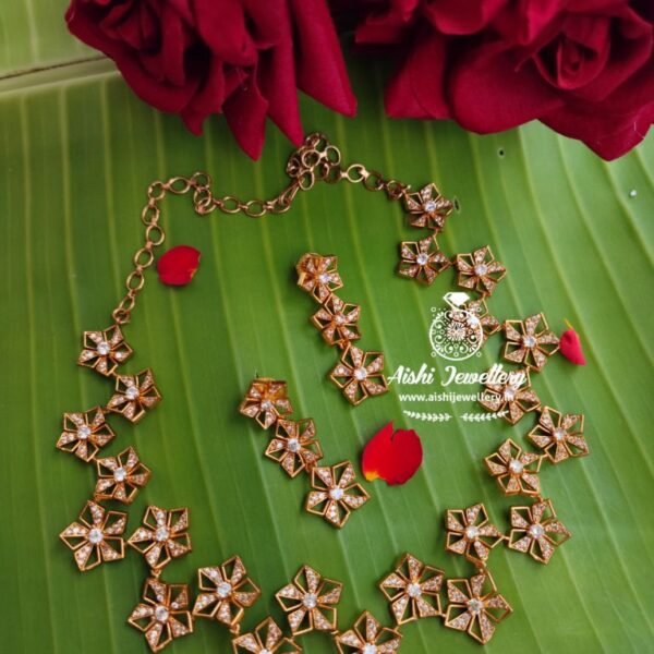 Lakshmi Pipe Neck Set-N366 - Aishi Jewellery - Buy Fashion & Imitation ...