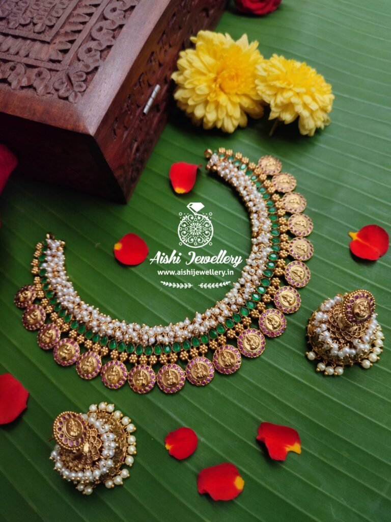 Kerala Style Coin neck Set-N426 - Aishi Jewellery - Buy Fashion ...